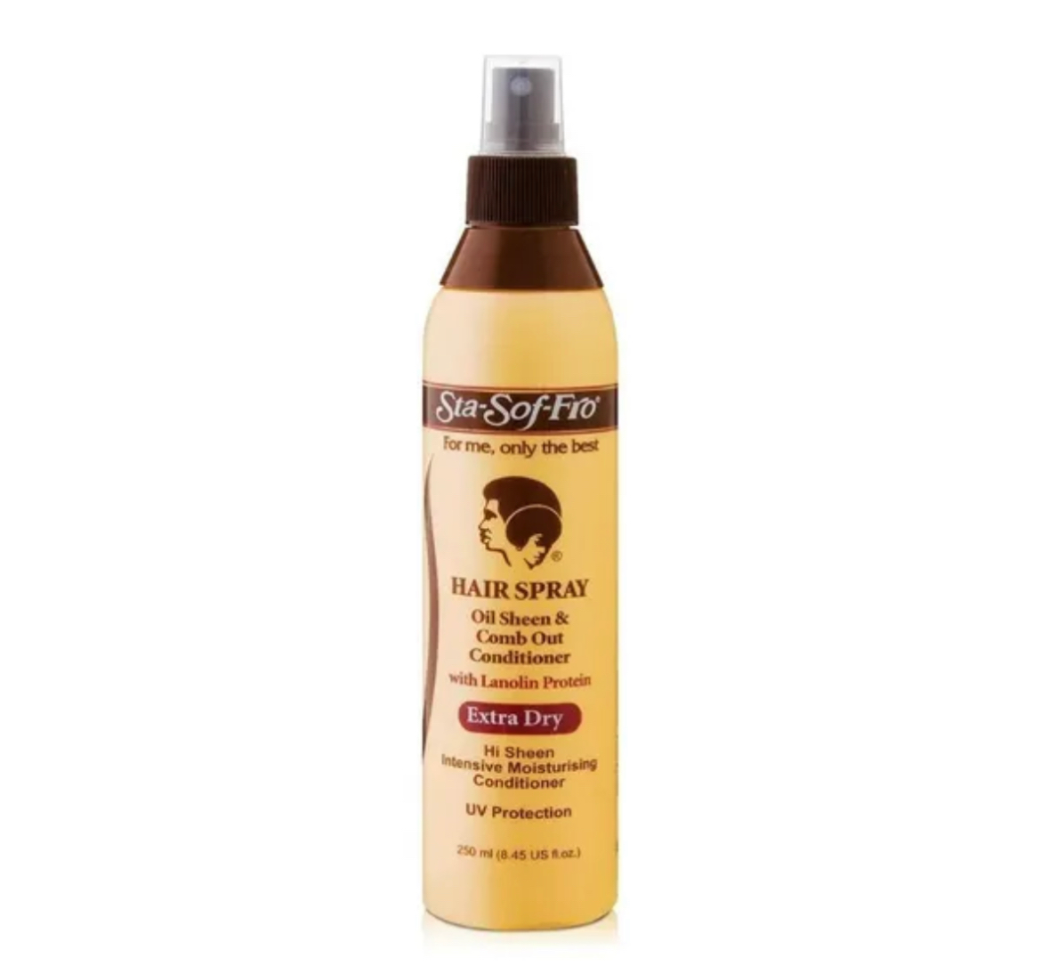 Sta Sof Fro Oil Sheen and Comb Out Conditioner Extra-Dry Hair Spray